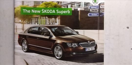 Prospekt nova Skoda Superb, 48 str. A4 format, eng