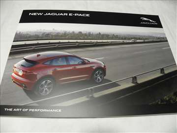 Prospekt Jaguar E-Pace ,82str., meki povez,eng.