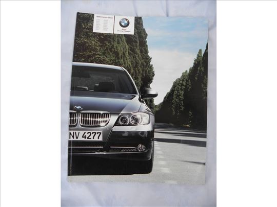 Prospekt BMW serija 3 saloon, meke korice, A4, 67