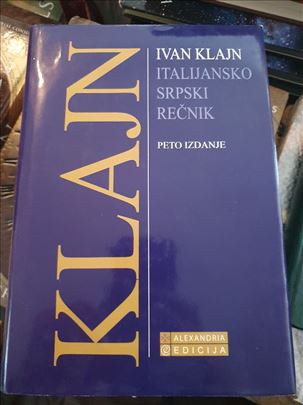 Italijansko srpski rečnik - Ivan Klajn