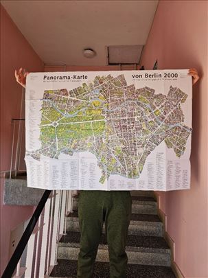 Panoramska karta Berlina - 2000. godina