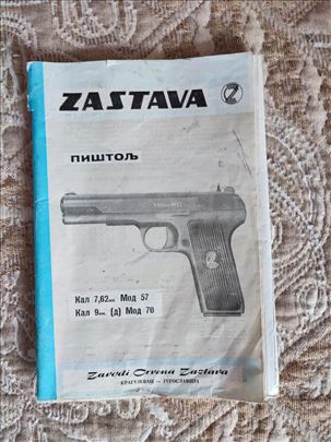 Zastava - Pištolj 7,62 Mod57 9(d) Mod70 Priručnik