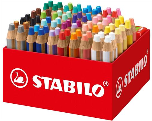 Bojice STABILO woody 3 in 1 - box 76 komada DP