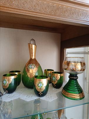 Murano staklo decanter set