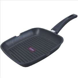 Tiganj Grill Sapir, 24cm, teflon, crni