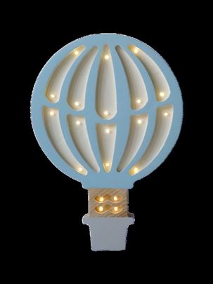 Drvena led lampa balon