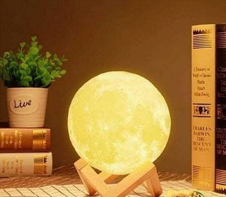 Moon lampa - mesec 3d