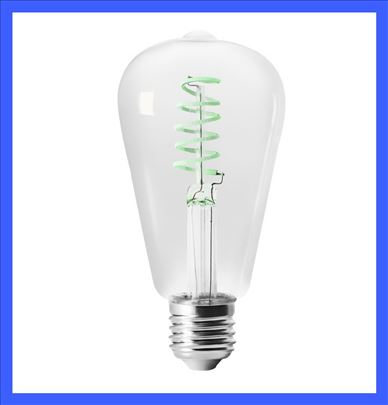 Led filament E27 sijalica, 4w,plava svetlost.Novo!