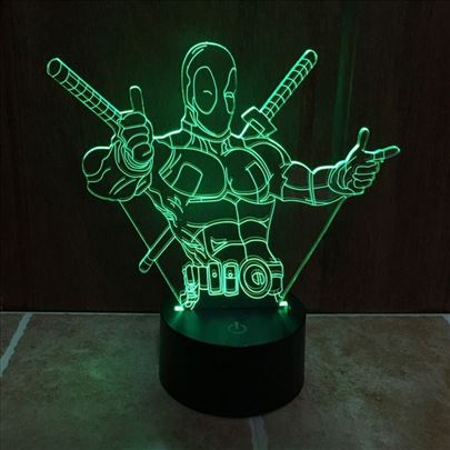 Deadpool LED Lampa