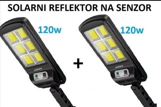 Solarno svetlo zidni reflektor 100 Led Dioda