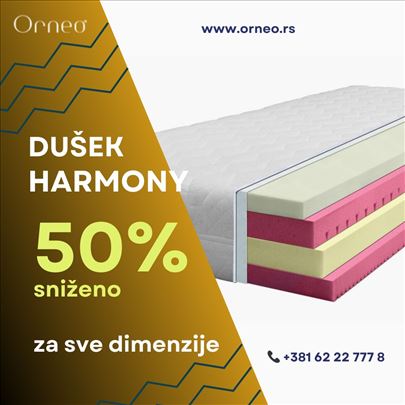 Dusek Harmony 50% pousta za sve dimenzije