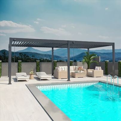 Bioklimatska pergola Antares 3,6 x 7,2 x 2,55m