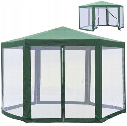 Baštenski paviljon rasklopivi šator 4x4m Hexagon