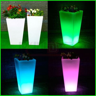 Led rgb bluetooth svetleće saksije