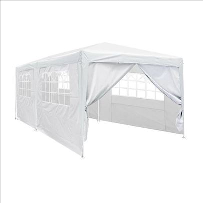 Beli paviljon Tenda Party 6x3m sa stranicama