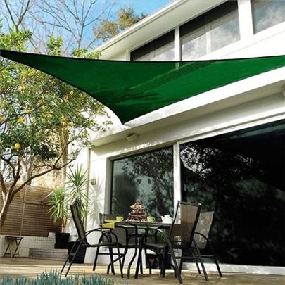 Ibiza trouglasta tenda-360X360X360 cm - zelena