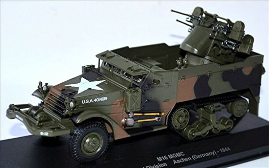 1:43 M16 MGMC US Army anti-aircraft weapon 13x4 cm