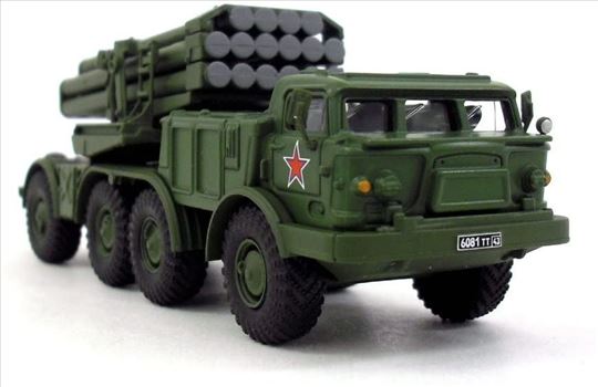 1:72 Soviet rocket launcher system BM-27 Uraghan