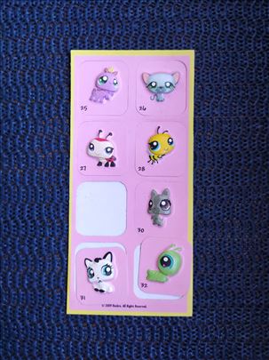 3D STIKER Hasbro PET Shop - 7 sličica