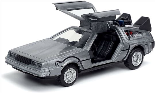 Back to the Future part III 1987 DeLorean 12 cm