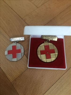 CRVENI KRST Srbija zlatna i srebrna medalja