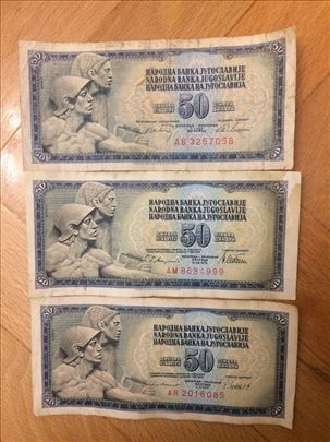 50 dinara 1968,1978,1981 - 7 cifara