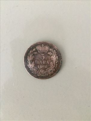 5 para 1868