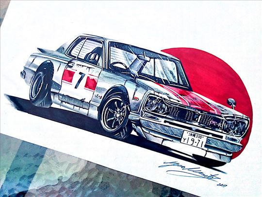 Prodaja crteža Nissan Skyline 2000GT-R