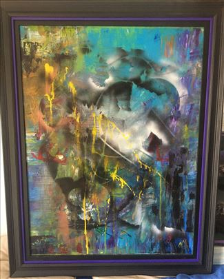 Slika Abstract Yellow 74x95