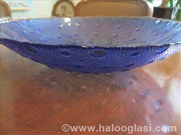 Plava duboka činija od 27 cm