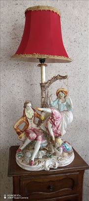 Kapodimonte Porcelanska Velika Lampa