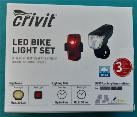 Set led svetiljki za bicikl