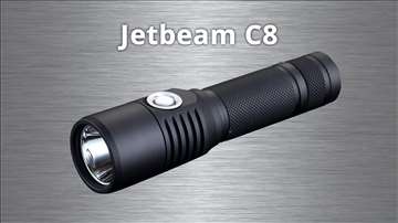 Jetbeam C8 lampa 1000Lm komplet
