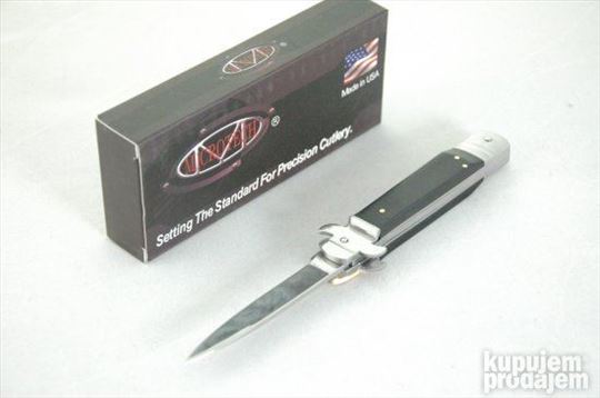 Nož skakavac MicroTech crni
