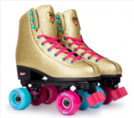 Rookie Rollerskates X Bump gold