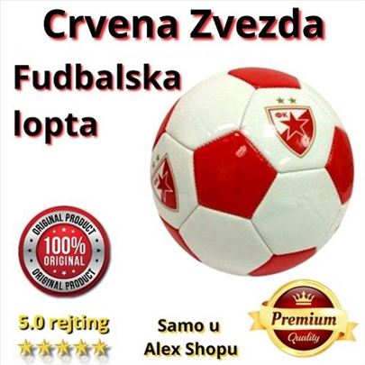 Kožna fudbalska lopta Crvena zvezda