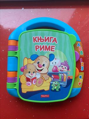 Fisher price igračka za bebe knjiga rime