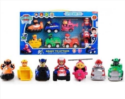 Paw patrol - Patrolne šape komplet - 6 kuca raid