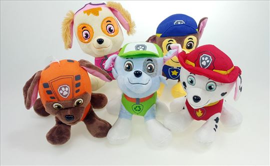 Paw patrol – patrolne šape muzičke plišane igračke