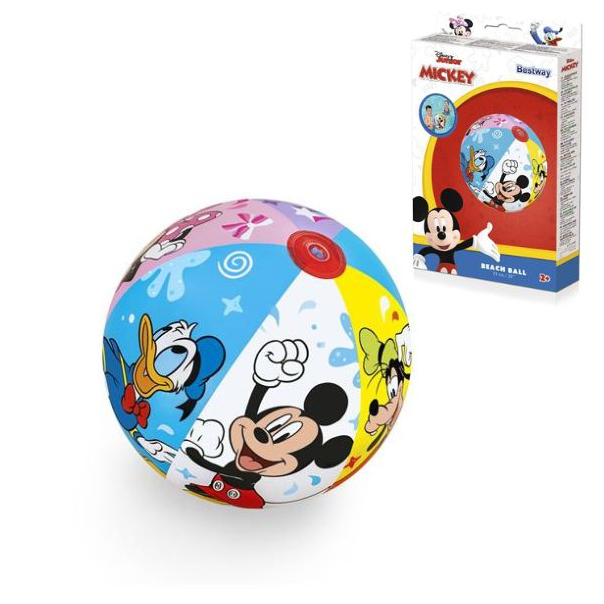 BESTWAY Lopta za plažu mickey mouse i drugari 51cm