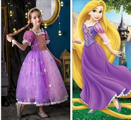 Zlatokosa Rapanzel Rapunzel Tangled kostim haljina