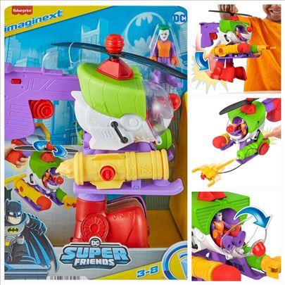 Imaginext Fisher Price Marvel DC Joker Robo Copter