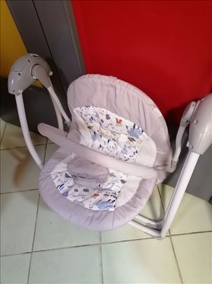 Njihalica električna Jungle za bebe do 9 kg sa muz