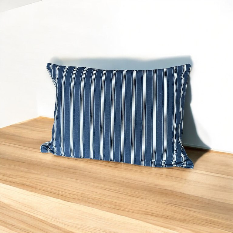 Jastucnica Flanel 40x60cm Teget/bela linija