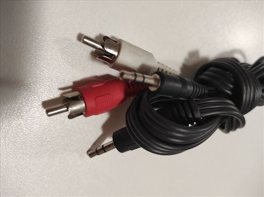 Audio kabal 3.5mm na 2xRCA + 3.5mm