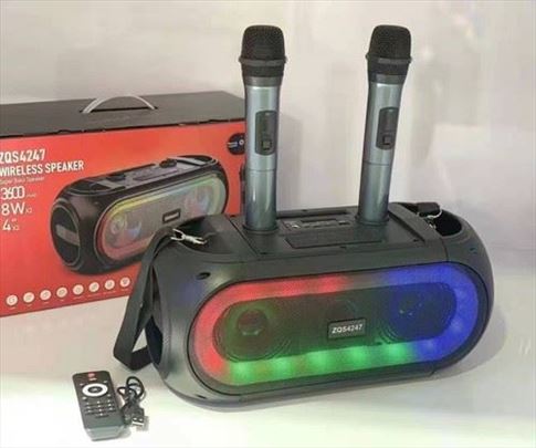 Bluetooth karaoke zvučnik 16w zqs 4247