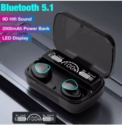 Bluetooth slušalice M10 - lcd dislpej