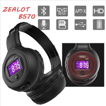 Bluetooth slušalice zealot B570 sa LCD Ekranom