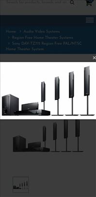 Sony dvd home theater sistem dav-tz715