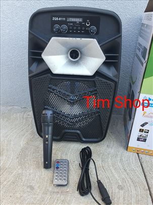 Bluetooth zvučnik karaoke 8 inči ZQS-8111